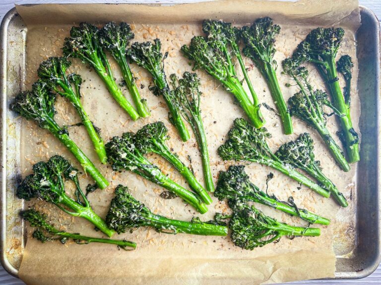 Charred Broccolini with Lemon, Garlic, and Parmesan