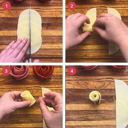 How To Make A Charming Charcuterie Bouquet With Salami Roses