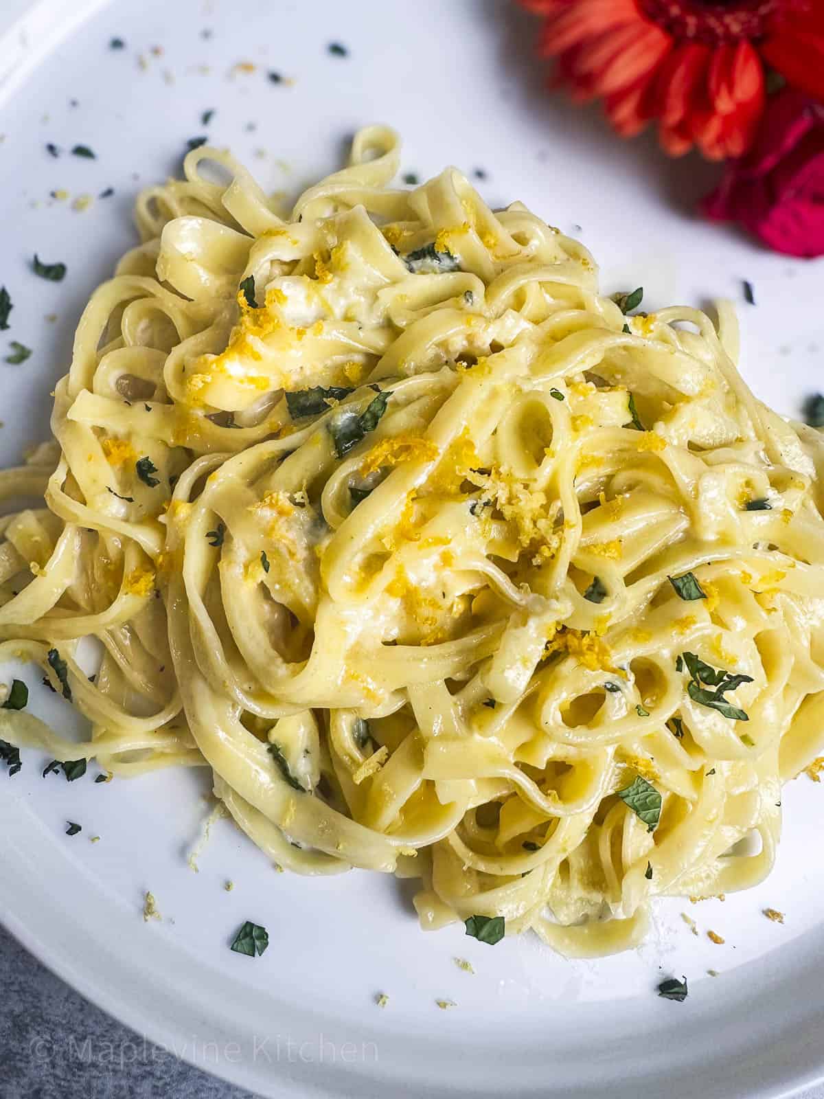 Pasta Magnifico (Linguine in Citrus Cream Sauce)
