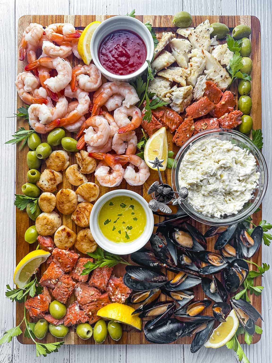 Quick and Easy Seafood Charcuterie Board