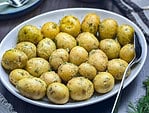 Buttered New Potatoes with Dill, Lemon, and Garlic