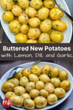 Buttered New Potatoes with Dill, Lemon, and Garlic
