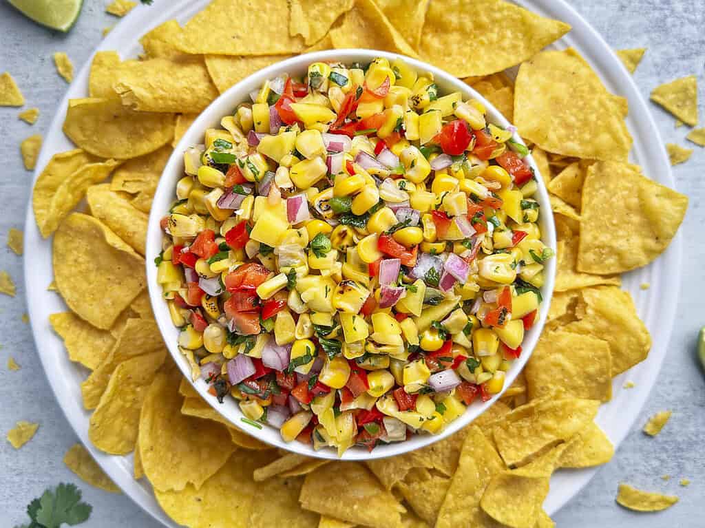 Fresh Mango Corn Salsa