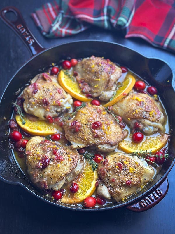 Holiday Chicken with Cranberry and Orange