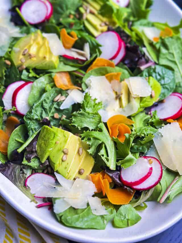 Simple Field Greens Salad