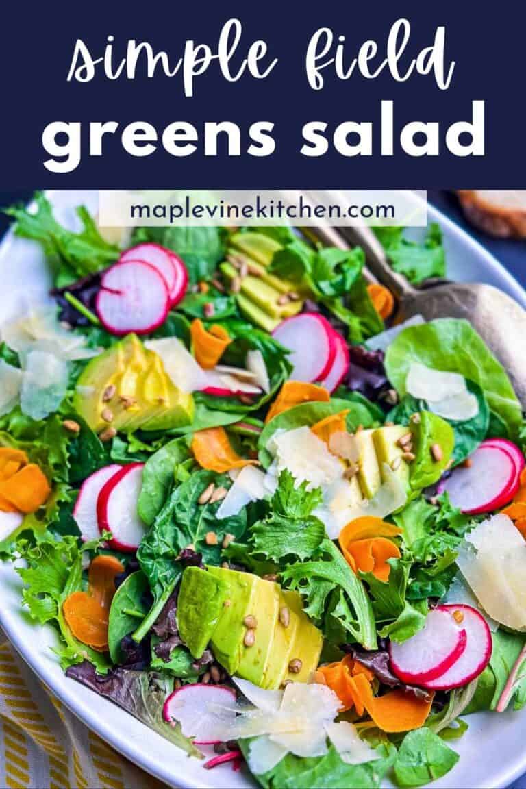 Simple Field Greens Salad